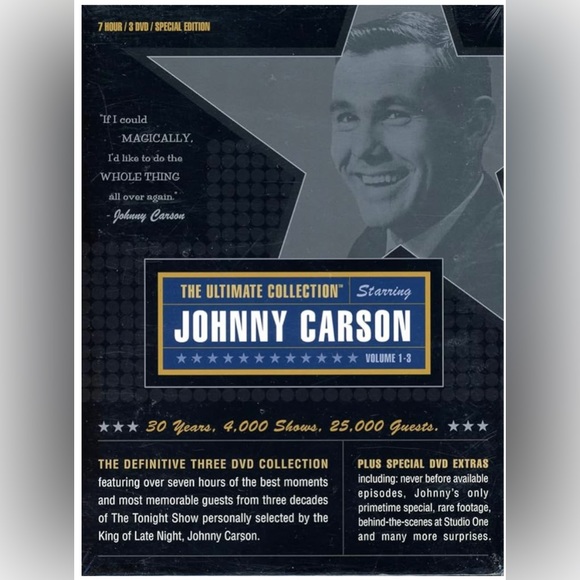 Accessories | New Johnny Carson The Ultimate Collection Dvd Set | Poshmark